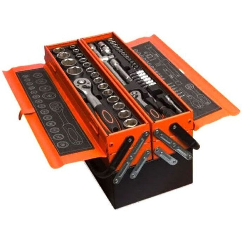 Syntronics 85 Piece Tool Set With Cantilever Metal Box Socket Set (Pa ...
